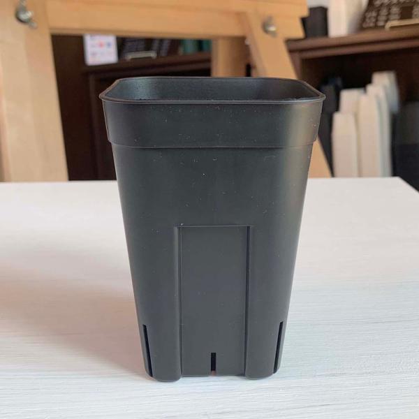 容量たっぷりで、スッキリしたとても使いやすいプラ鉢、プレステラ。植物の数が増えてくると置き場所に困ってきますが、この鉢を使うと場所を無駄にする事無く生育出来ます♪底はスリットになっていて根が巻かず、水はけも抜群！黒い鉢は他の色と比べ光を吸収...