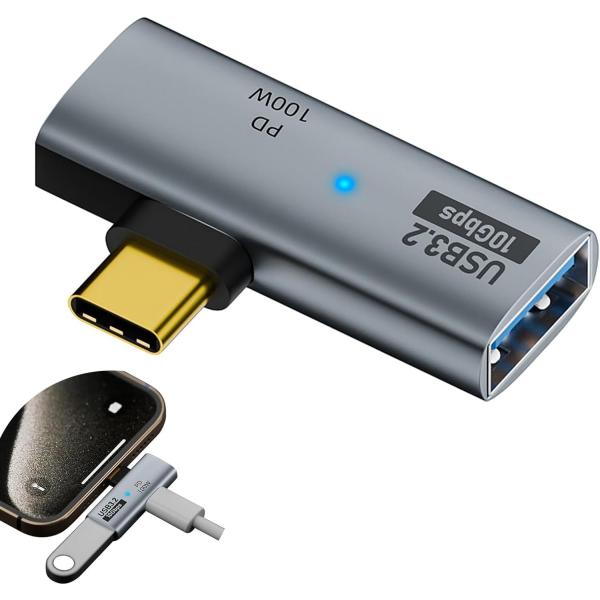 【PD100W急速充電】PDインターフェースの充電はより速く、より安全で、100Wの急速充電をサポートし、充電中の時間を節約します。【10Gbps高速伝送】最大10gbpsの伝送速度に対応しており。(注：1、10Gbpsは理論上の最大伝送速...