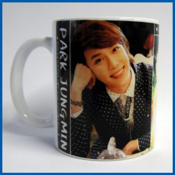 SS501　PARK JUNGMIN　パクジョンミンのマグカップです。大きさは直径8cm×高さ9.5cmとなっております。高画質マグカップでビックリするくらい綺麗な画像です。電子レンジにも使用可能です。