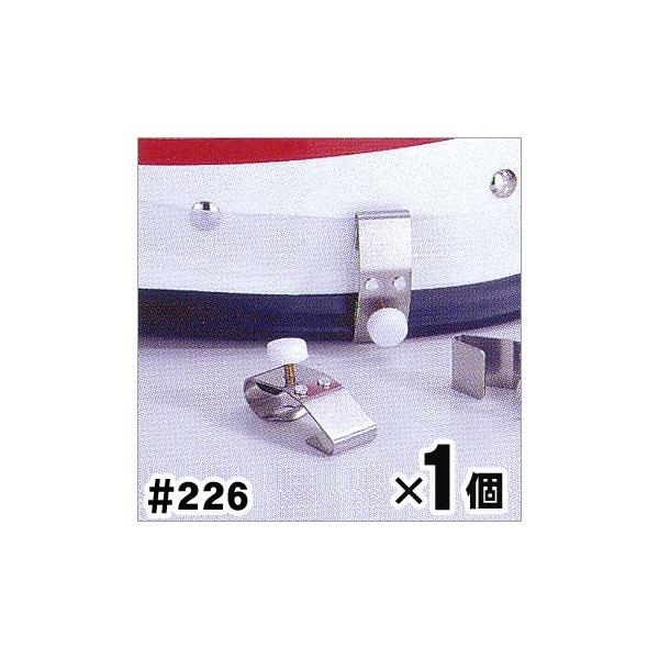 半永久耐久性金属ゴーグルクリップ。消防用MPふちゴム型ヘルメット用。軽量・着脱簡易。※はずすときは、下方向にヘルメットにそって引いてください。