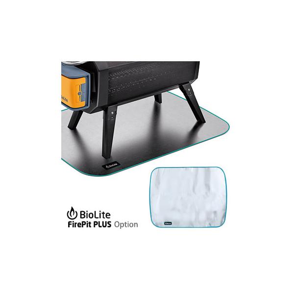 ファイアピット PLUSのオプション品です。芝生やウッドデッキを熱や火の粉から守るマットです。アルミコーティングを施したファイバーグラス生地で、裏表どちらの面でも使用できます。※ファイアピットは付属しません。品番：#1824230素材：グラ...
