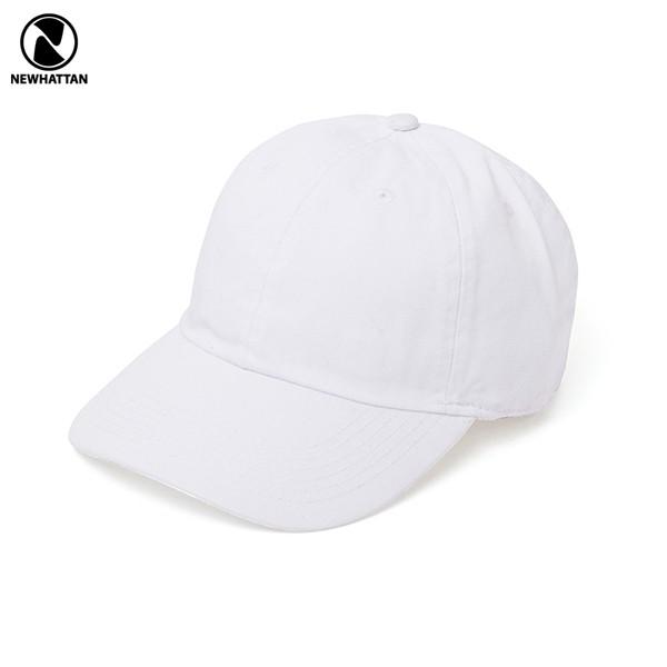 Cotton Washed CapStonewashed Baseball Cap【ブランド】NEWHATTAN（ニューハッタン）【品番】1400【素材】綿100%【カラー】ホワイト/White【サイズ】フロントの高さ：16cm内周：48-...