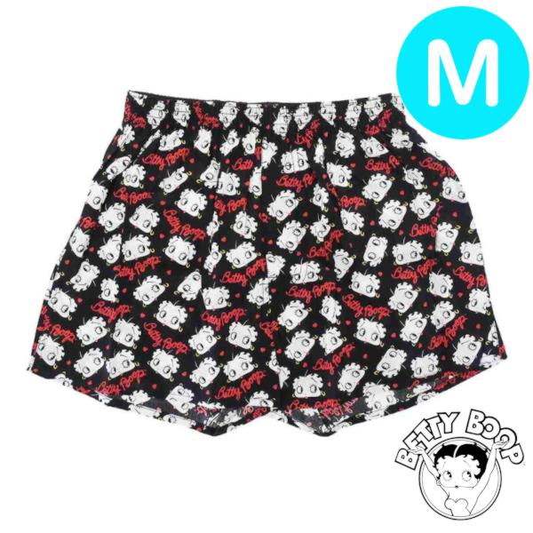 【パンツ３枚購入でメール便送料無料】BETTY BOOP トランクスパンツ ベティ ブープ総柄(M) btap175 メンズ レディース キャラクターグッズ 下着 ユニセックス プレゼント ギフトセクシーでキュートなベティブープの総柄デザイ...