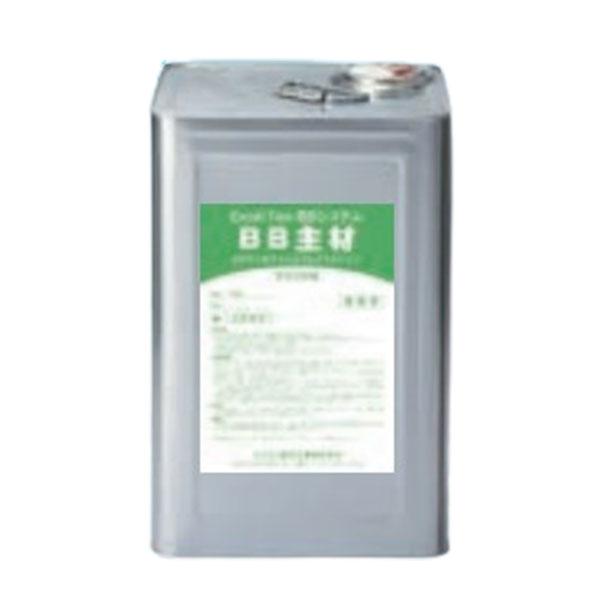 ※ユニオン建材の製品は九州への出荷は不可です。（他の地域の出荷規制はありません）ご注意ください。BB主剤 15kg缶のページです。高耐久、高弾性の塗膜をつくるための主成分となるアクリルゴム樹脂です。