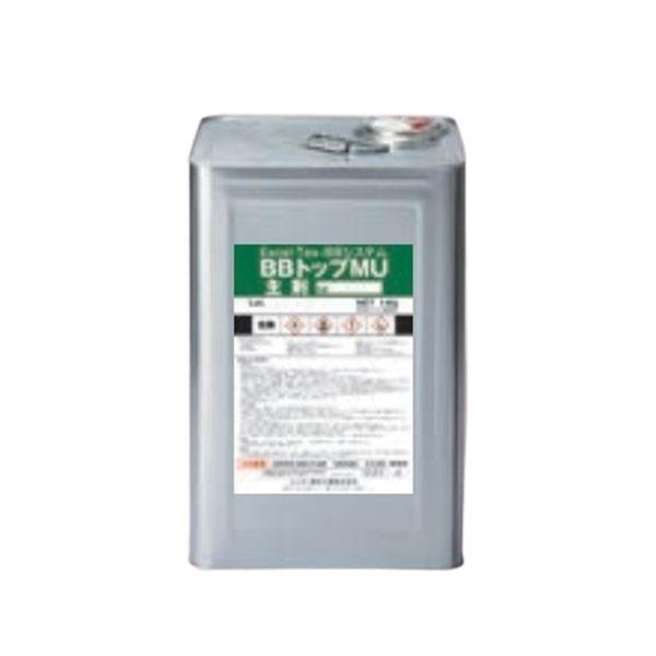 ※ユニオン建材の製品は九州への出荷は不可です。（他の地域の出荷規制はありません）ご注意ください。BBトップMU 主剤 14kg缶のページです。※こちらのページは主剤のみです。ご注意ください。弱溶剤系。2液反応硬化形ウレタン樹脂塗料です。※こ...