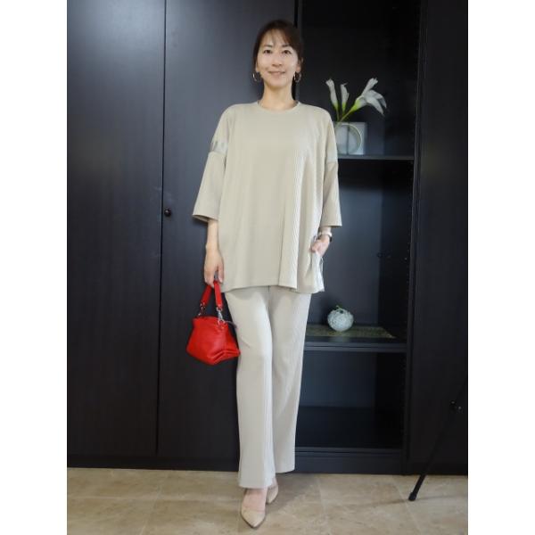 【メーカー名】blue greed 　Apaiser lame（アぺゼラム）DAIMATSU日本製（正規販売店取扱商品）【品番】322-551モデル身長１６５ｃｍ（Ｂ：８３　Ｗ：６３　Ｈ：９０）サイズ３８（９号）モデル着用サイズ【肩幅】38...