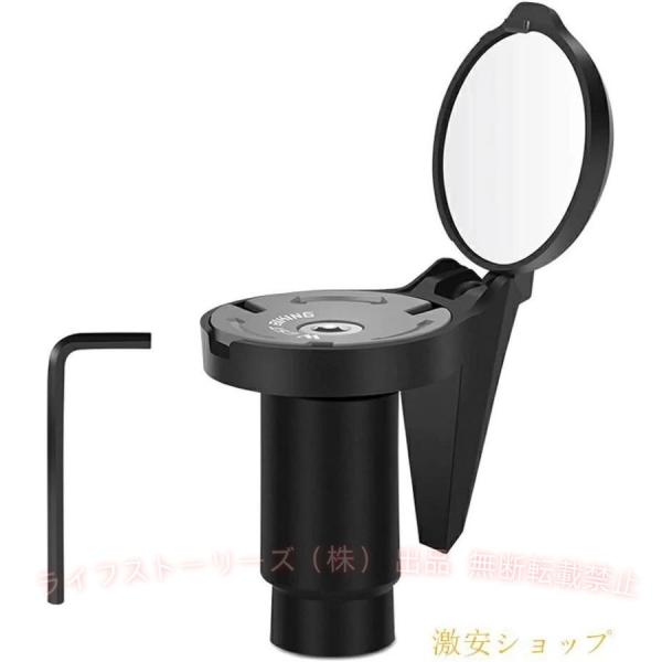 折りたたみ式バイクの直径16-22mmに適しています。   乗車中、粉塵や水などの異物がハンドルバーに入るのを効果的に防ぎます。   マルチアングルフリー調整可能、、バックミラーはハンドルバーに取り付けられ、360度自由に調整できます。  ...