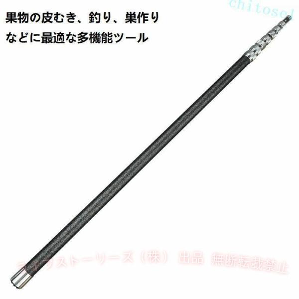 伸縮式釣り網ポール 伸縮式ランディングネットロッド ツール 耐摩耗 多用途 ポータブル 修理アクセサリー 交換用