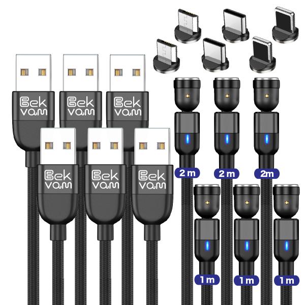 【540度自動接続】角度90°のL字型コネクタになるように曲げるので、端子側のケーブルが邪魔にならず、充電中でもゲームをしたり、動画を見たりすることができます。【ワンタッチ接続出来る】片手でワンタッチ接続できますので、ドライブ中も片手で簡単...