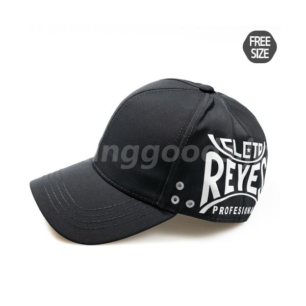 サイドにレイジェスロゴの入ったキャップです。後部はマジックテープ式となります。メーカー：Reyes/レイジェス商品番号：C860サイズ：フリーサイズ(後部マジックテープ式)カラー：ブラック