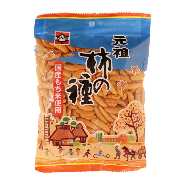 柿の種を作り続けて100年、浪花屋の「元祖柿の種」です。国産もち米を使用したちょっとピリ辛の香ばしい小粒あられです。お米の風味にこだわった元祖柿の種は、おやつやおつまみとして、地元新潟の方を中心に老若男女問わず愛されてきた伝統の味わいです。...