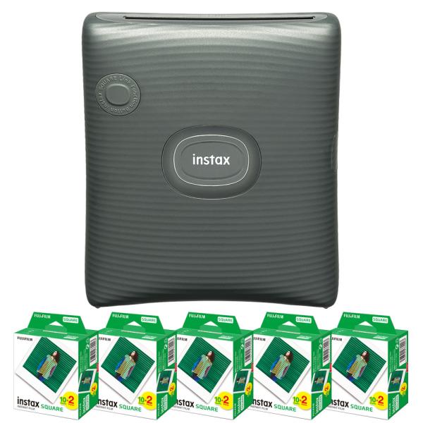 フジフィルム　スマートホンプリンター　チェキスクエアリンク記録方式：有機ELによる3色露光方式使用フィルム：富士フイルム インスタントフィルム instax SQUARE（別売）フィルム枚数：10枚／パック画面サイズ：62mm×62mm電源...