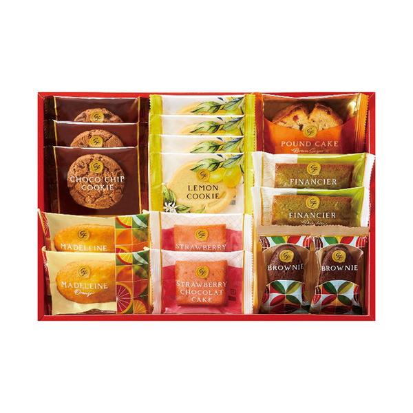 様々な美味しさを詰め合わせた、選んで楽しいバラエティー豊かなスイーツギフト。こだわり抜いた7種の味わいをお愉しみください。■オレンジマドレーヌ・ピスタチオフィナンシェ・ブラウニー各2個・ケーキ(ストロベリーショコラ2個・ブラウンシュガーパウ...