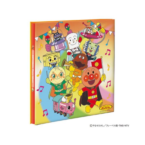 ●本体寸法：タテ335×ヨコ325×背巾25mm ●本体重量：1110ｇ●表紙：印刷ポリプロピレン貼表紙●台紙：Lサイズ・アートフルプラコート台紙（アンパンマン柄）10枚（貼付有効サイズ/タテ307×ヨコ262mm)●付属品：キャラクターオ...