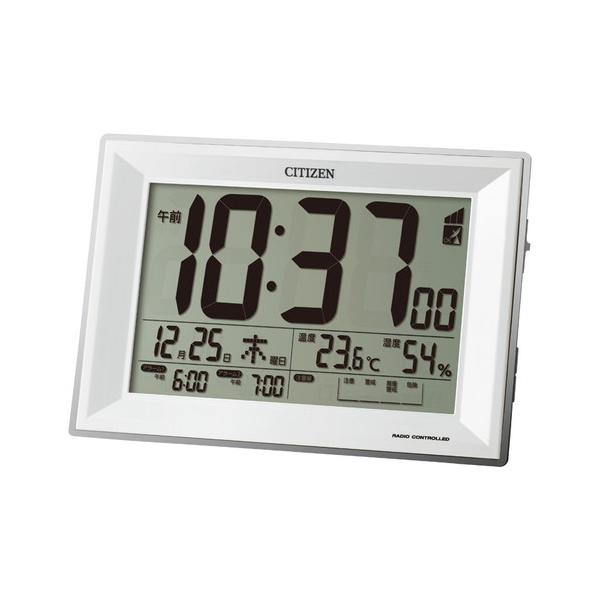 お部屋が熱中症・インフルエンザ等が発生しやすい温度・湿度である事の注意喚起を行う、環境目安表示付の電波時計。○Wアラーム機能(2つの時刻にアラーム設定)○カレンダー表示○温度・湿度表示○ライト○環境目安表示■本体(約117×173×57mm...