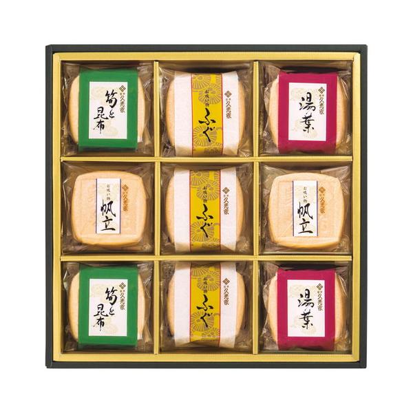 お椀に最中を入れ、お湯を注ぐだけで手軽に本格お吸物がお楽しみいただけます。■ふぐ(12g)×3、帆立(12g)・筍と昆布(12g)・湯葉(12g)×各20■箱サイズ:約250×250×50mm【用途】引出物 結婚祝 出産祝 仏事 快気 新築...