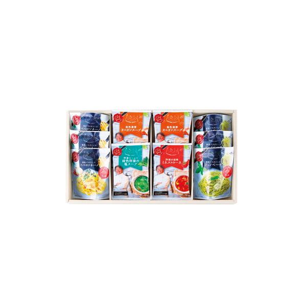 フレンチの料理人、坂井宏行監修。懐石料理とフランス料理を融合し、日本人の口に合うフランス料理を研究。常に新たなことに取り組み、挑戦してきた坂井宏行が、ご家庭で簡単に本格スープを食して頂けるよう監修しました。■オニオンスープ×2、ミネストロー...