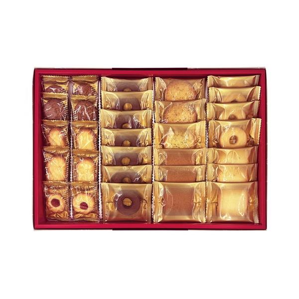 フレンチの榎本実シェフ監修の焼菓子。素材と味にこだわったとっておきのスイーツです。香ばしいクッキーをバラエティ豊かに揃えました。■(豆乳リング・珈琲ココナッツ〈2個入〉・エスリング)各4、(ラングドシャ・カフェラングドシャ・アールグレイ)各...