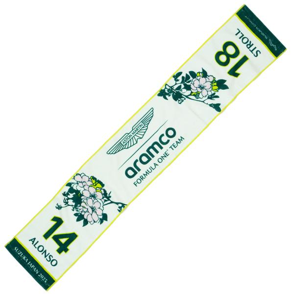 アストンマーティン・アラムコ・フォーミュラ1チーム 2025 マフラータオル【チーム版/日本GP限定/タオマフ】■商品スペックカラー：ホワイトサイズ：110cm×20cm素材：コットン100％中国製品番：AMR-ES-25074549931...