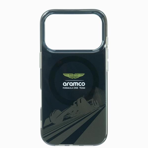 【 iPhone17Pro 専用 】iPhone 17 Pro を一層楽しめるアストンマーチン公式ライセンス品【 ハードカバー型（シェル型）ケース 】【 MagSafe（マグセーフ）対応 】■商品スペックカラー：ブラック素材：熱可塑性ポリウ...