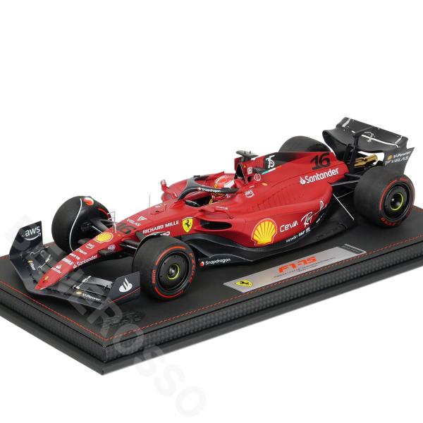 BBRシリーズ。ダイキャスト製モデルカー。・グランプリ：2022年 バーレーンGP・マシン名　：Ferrari F1-75 ・ドライバー：シャルル・ルクレール・タイヤ　　：ソフト■スペック対象年齢：18歳以上メーカー：BBR MODELS（...