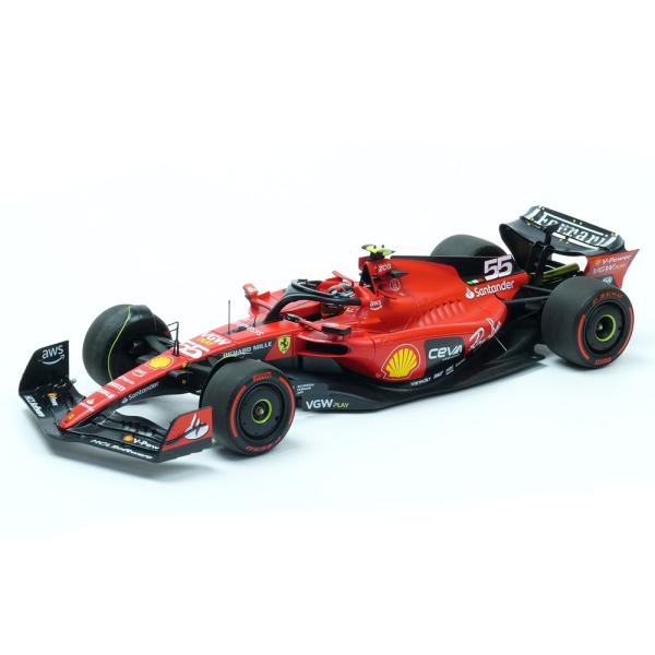MINICHAMPS Exclusive BBRシリーズ。ダイキャスト製モデルカー。・グランプリ：2023年 バーレーンGP<br>・マシン名　：Ferrari SF-23 <br>・ドライバー：カルロス・サインツ&...