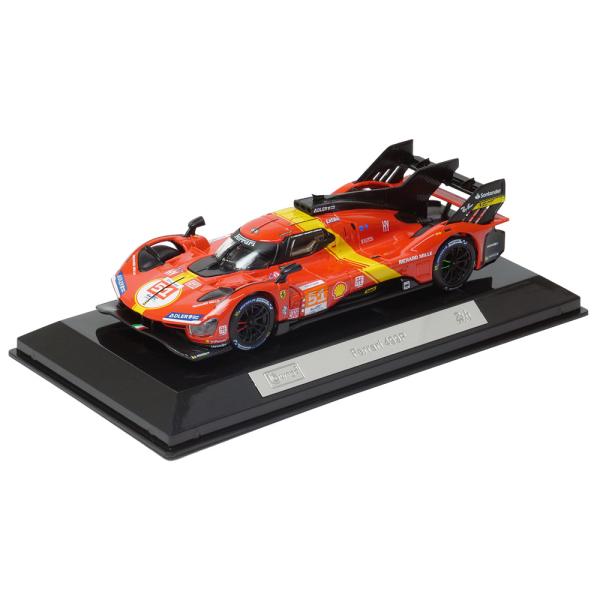 2023年 ル・マン24時間耐久レース 優勝マシン 51号車■商品スペック対象年齢：14歳以上メーカー：BBURAGO(ブラゴ)/ダイキャスト製スケール：1/43ボディカラー：レッド可動パーツ：なし透明ケース：あり台座：あり外箱：あり品番：...