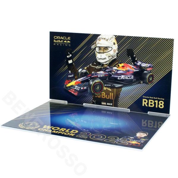 マックス・フェルスタッペン 2022 ワールドチャンピオン 獲得記念【日本限定アイテム】■商品スペックカラー：ネイビーサイズ：W182×H100×D128mm素材：アクリル中国製品番：RBR-23034549931073593202302ア...