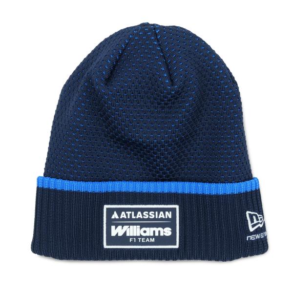Atlassian Williams F1 Team 2026 ビーニー コレクション【チーム版/ニット帽/NewEra】■商品スペックメーカー：NewEraカラー：ネイビーサイズ：フリー素材：ポリエステル67％、ナイロン33％　刺繍糸/ポ...