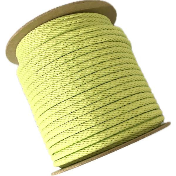 水に浮く金剛打ポリプロピレン（PP) カラー原着　７mm 50M