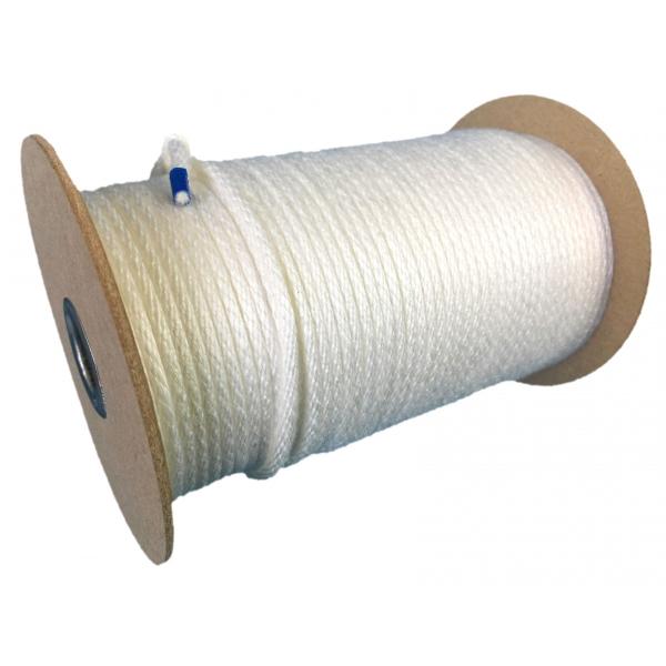 金剛打ち　ビニロンロープ　3ｍｍ　100Ｍ　ボビン巻き屋内外ともに一般的に使用され、屋外のテントや店舗日除けなどを支えているのもこの紐です。用途としてもスポーツ、テント、漁業、工業資材、日曜大工、野外活動、など多岐にわたる分野で利用されてい...