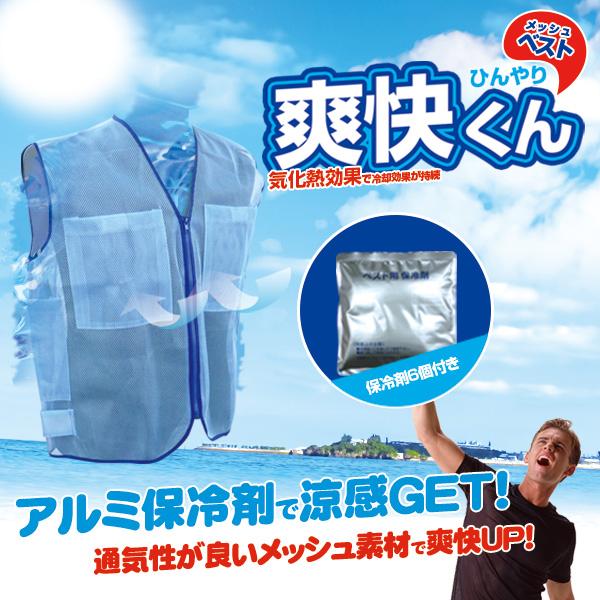 ※保冷剤は、画像とは異なるタイプをお届けする場合もございますので、予めご了承ください。●保冷剤が6個付属したメッシュ生地のクールベストです。●保冷剤ポケットは合計6つ。前部に2箇所、背部に2箇所、脇部に2箇所設けています。それぞれのポケット...