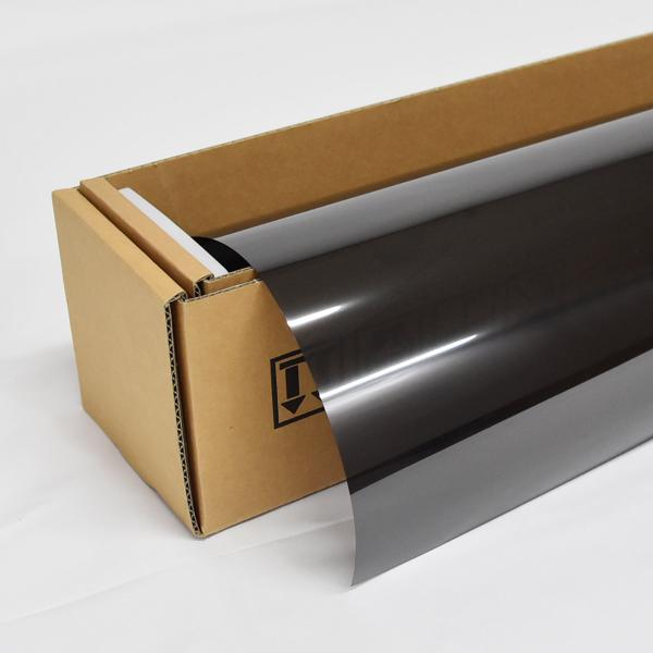 きめ細かいブラックパールに輝きます。遮熱効果の高い金属蒸着と褪色耐久性優れる フィルム原材料の状態から染色を行った原着フィルムを重ねて作られた近年、世界的に人気の高い商品です。剥離性の良い（糊残りの少ない）施工性を高めた厚めの接着剤15μm...