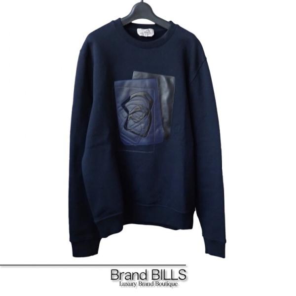 【ブランド名】HERMES【商品名】レザーパッチ付き スウェット【参考ランク】NSランク【参考定価】ー【サイズ】サイズ：＃S肩幅：約44cm着丈：約67cm身幅：約52cm袖丈：約67cm袖口幅：約10cm袖幅：約16cm※平置き【素材】コ...