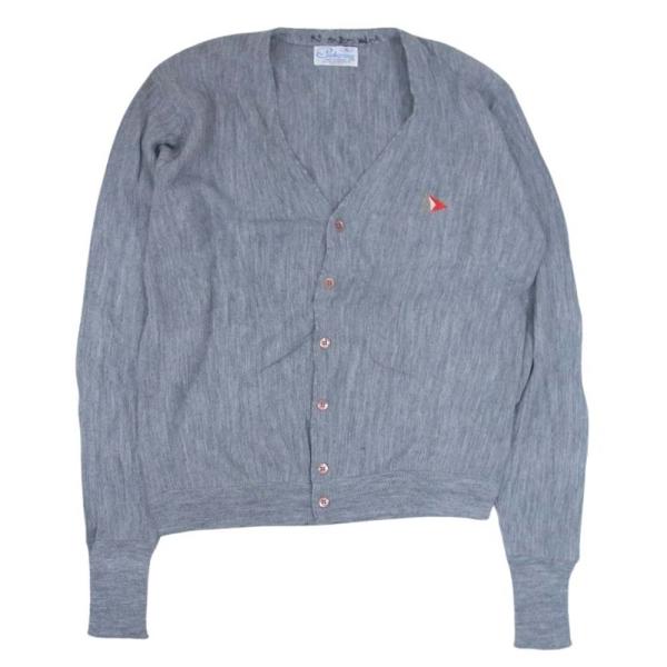 ■商品情報[商品名]Pickering Pickering 90s USA製 ワンポイント ロゴ アクリル カーディガン グレー系 XL【中古】[カラー]グレー系[サイズ]表記サイズ：XLx 厚み約cm肩幅：約50cm着丈：約67cm身幅：...