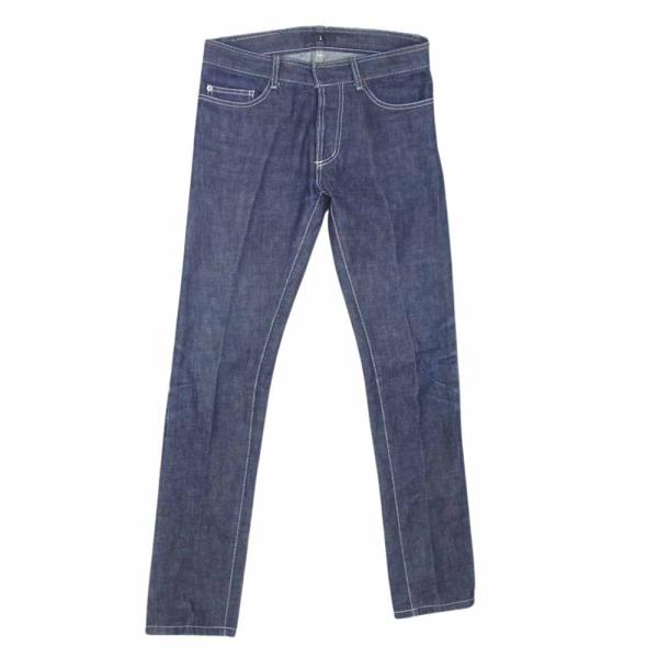 ■商品情報[商品名]セクスプリメ S'exprimer センタープレス コットン 日本製 デニム パンツ インディゴブルー系 28【中古】[カラー]インディゴブルー系[サイズ]x 厚み約cm表記サイズ：28ウエスト：約77cm股上：約23c...