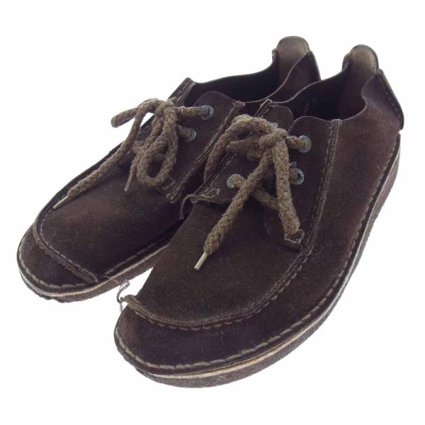 ■商品情報[商品名]Clarks クラークス Desert Rambler デザート ランブラー スエード シューズ ダークブラウン系 US10【中古】[カラー]ダークブラウン系[サイズ]x 厚み約cm表記サイズ：US10アウトソール：約3...