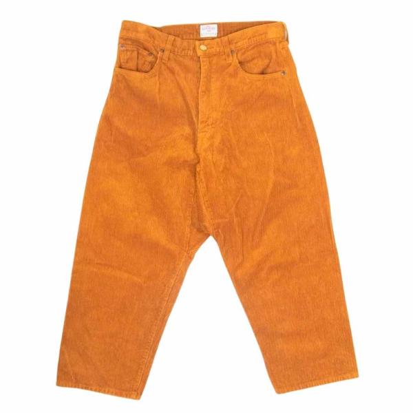 ■商品情報[商品名]der sammler solo ディアザムラーソロ 110-562-06 コーデュロイ パンツ オレンジ系 サイズ表記無【中古】[カラー]オレンジ系[サイズ]x 厚み約cm表記サイズ：サイズ表記無ウエスト：約74cm股...
