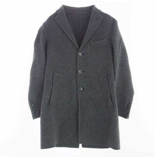 ■商品情報[商品名]エイドス EIDOS MICHELANGELO per EDIFICE 別注 ウール チェスター コート グレー系【中古】[カラー]グレー系[サイズ]x 厚み約cm肩幅：約40cm着丈：約80.5cm身幅：約47cm袖丈...