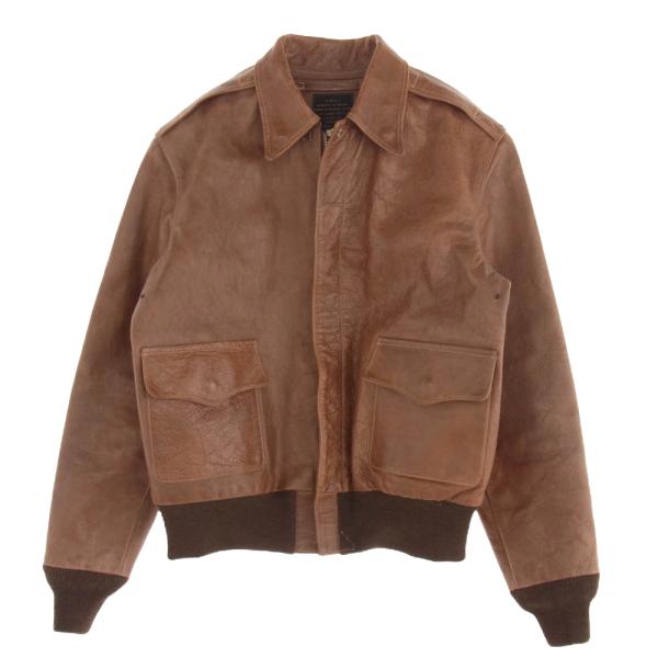 ■商品情報[商品名]Buzz Rickson's バズリクソンズ M83181 実名復刻 A-2 J.A Dubow w535 A.C.27798 ミリタリー レザー フライト ジャケット 38【中古】[カラー]ブラウン系[サイズ]表記サイ...