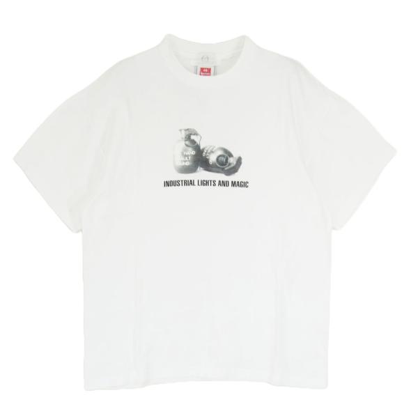 ■商品情報[商品名]GOODENOUGH グッドイナフ 90s archive アーカイブ UKG british forces 手榴弾 プリント 半袖 Tシャツ ホワイト系 L【美品】【中古】[カラー]ホワイト系[サイズ]表記サイズ：Lx...