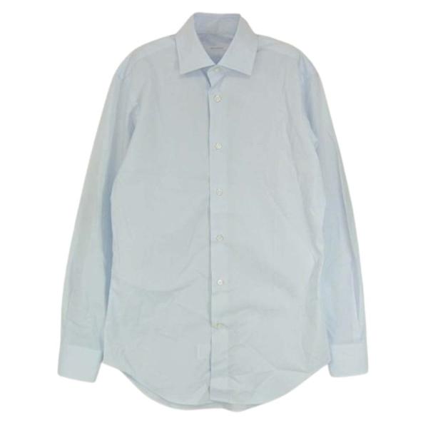 ■商品情報[商品名]アルコディオ ARCODIO 干場完全監修 GINO 3Functionsブロード サックスブルー 長袖 シャツ ライトブルー系 37【美品】【中古】[カラー]ライトブルー系[サイズ]x 厚み約cm表記サイズ：37肩幅：...