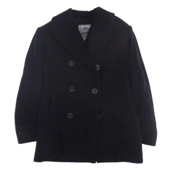 ■商品情報[商品名]ミリタリー MILITARY SPM1C1-10-D-1077 DSCP US.NAVY ウール Pコート ブラック系 40【中古】[カラー]ブラック系[サイズ]表記サイズ：40x 厚み約cm肩幅：約47cm着丈：約78...