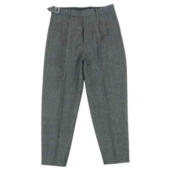 ■商品情報[商品名]フランネル phlannel BBZ2092402A0003 2タック ウール ツイード パンツ 日本製 グレー系 2【中古】[カラー]グレー系[サイズ]x 厚み約cm表記サイズ：2ウエスト：約75cm股上：約33.5c...