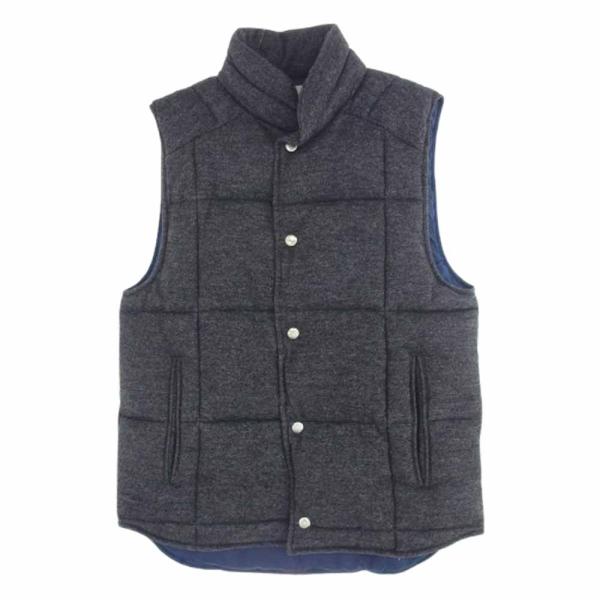 ■商品情報[商品名]VICTIM ヴィクティム VTM-13-V-129 中綿 ベスト ジャケット グレー系 L【中古】[カラー]グレー系[サイズ]表記サイズ：Lx 厚み約cm肩幅：約38cm着丈：約67cm身幅：約46cm[付属品]なし[...