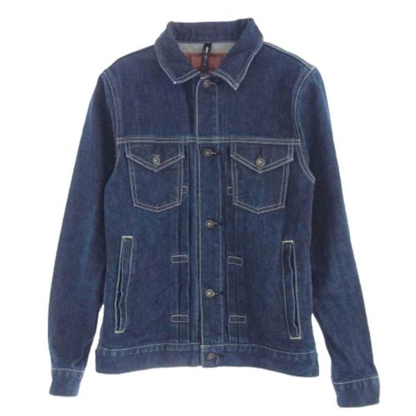 ■商品情報[商品名]グラム glamb GB09SP/JKT05 2nd デニム ジャケット インディゴブルー系 1【中古】[カラー]インディゴブルー系[サイズ]x 厚み約cm表記サイズ：1肩幅：約39cm着丈：約60cm身幅：約43.5c...