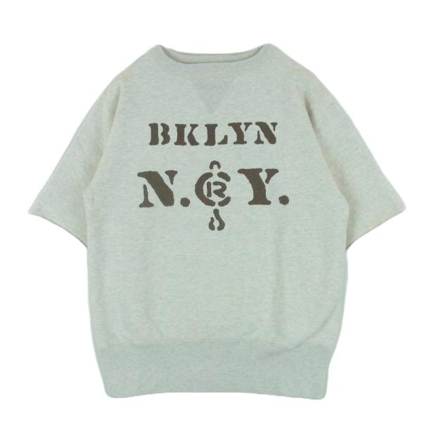 ■商品情報[商品名]FREEWHEELERS フリーホイーラーズ power wear 両V プリント 半袖 スウェット トレーナー オフホワイト系 36【中古】[カラー]オフホワイト系[サイズ]表記サイズ：36x 厚み約cm肩幅：約41....