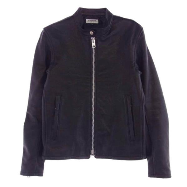 ■商品情報[商品名]KADOYA カドヤ LXS1662-044 STALLION シングル ライダース ジャケット ブラック系 S【美品】【中古】[カラー]ブラック系[サイズ]表記サイズ：Sx 厚み約cm肩幅：約42cm着丈：約58.5c...