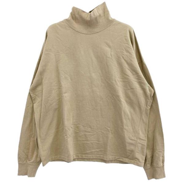 ■商品情報[商品名]AURALEE オーラリー 19AW A9AP02GT LUSTER PLAITING HI NECK L/S TEE ハイネックロングスリーブカットソー 長袖 Tシャツ【中古】[カラー]ライトブラウン系[サイズ]x 厚...