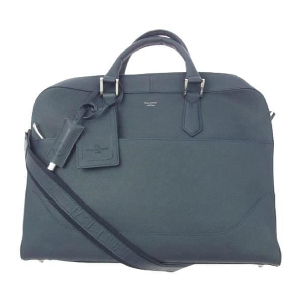 ■商品情報[商品名]PELLE MORBIDA ペッレモルビダ CA013B- CAPITANO キャピターノ レザー ブリーフケース ビジネス バッグ ネイビー系【中古】[カラー]ネイビー系[サイズ]W約40.5cm x H約34cm x...